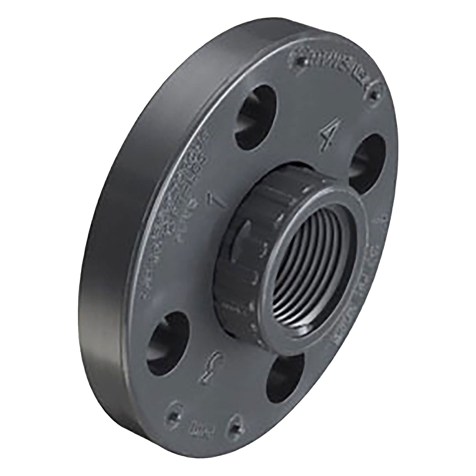 PVC Schedule 80, Vanstone Flange, Threaded, 1/2 in. to 4 in. Sizes