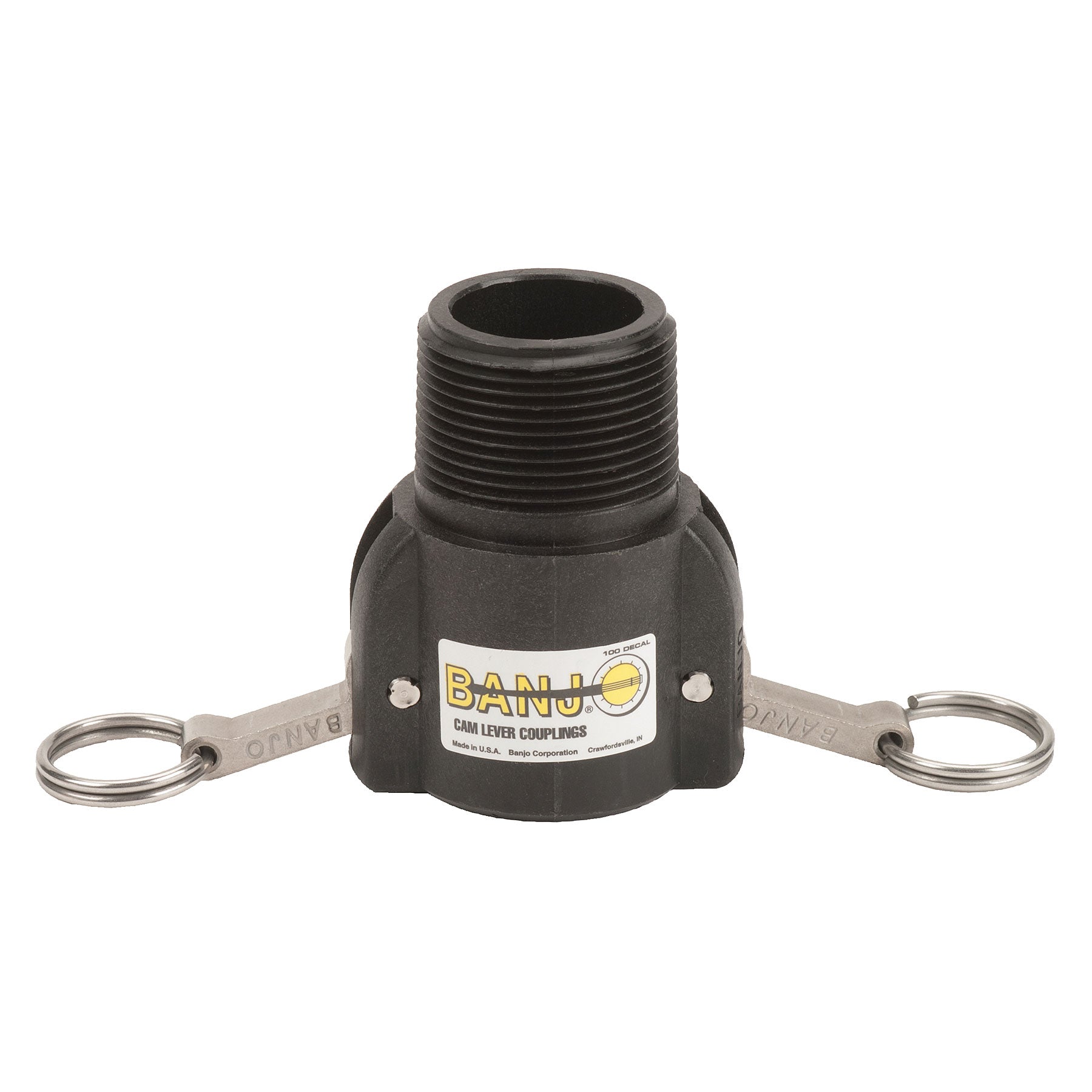 Polypropylene, Type B, Female Coupler x MPT, 1/2 in. to 4 in. Sizes