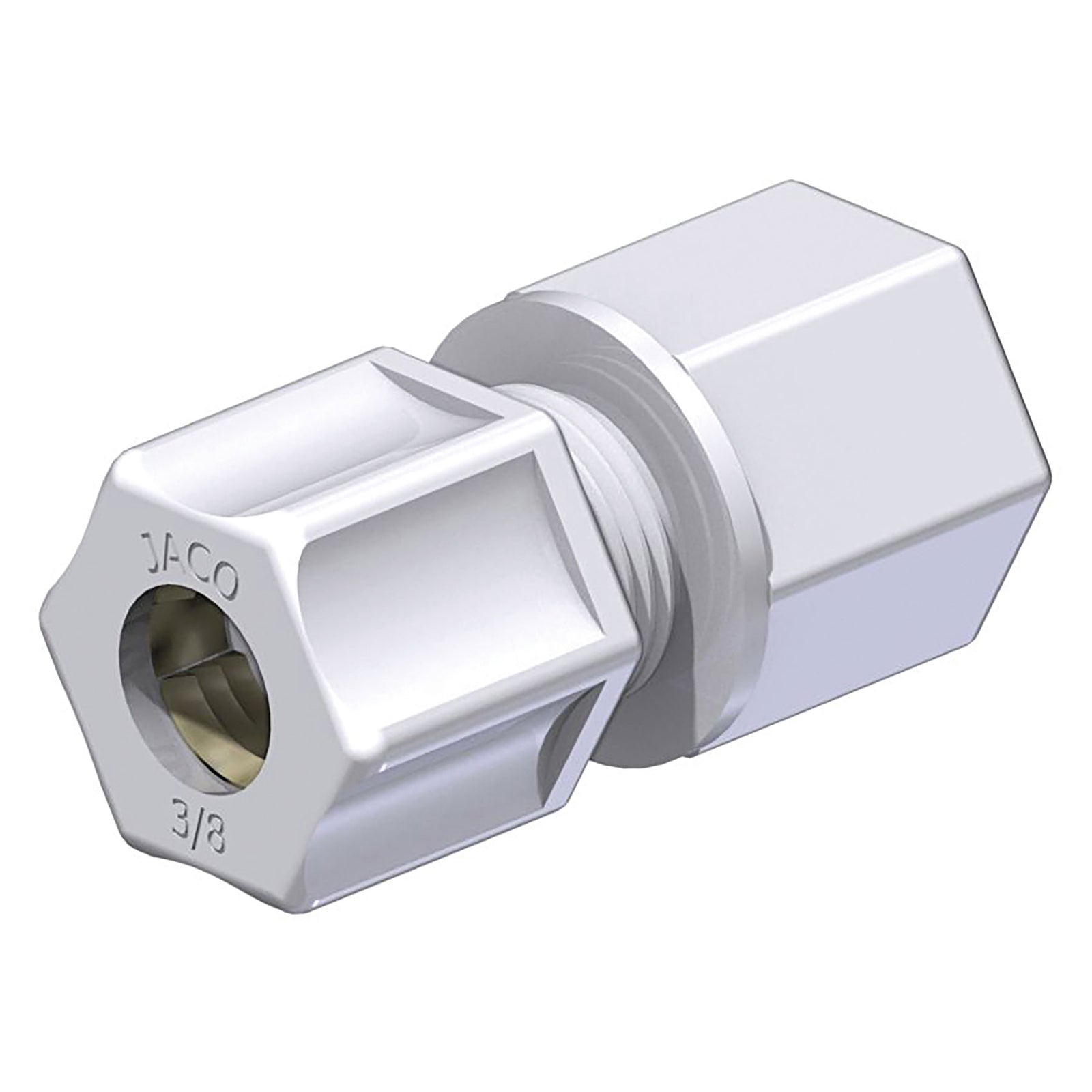 Female Connector, Plastic Gripper Nut, 1/8 in. to 5/8 in. Sizes