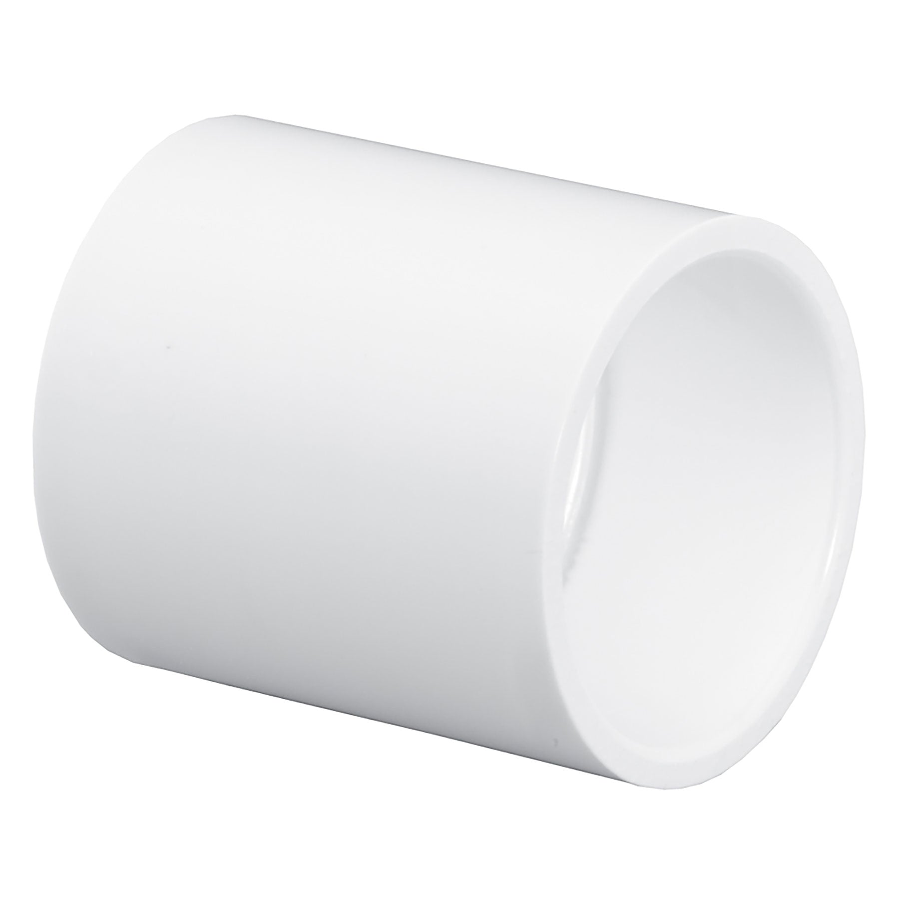 PVC Schedule 40, White, Coupling, Socket, 3/8 in. to 12 in. Sizes