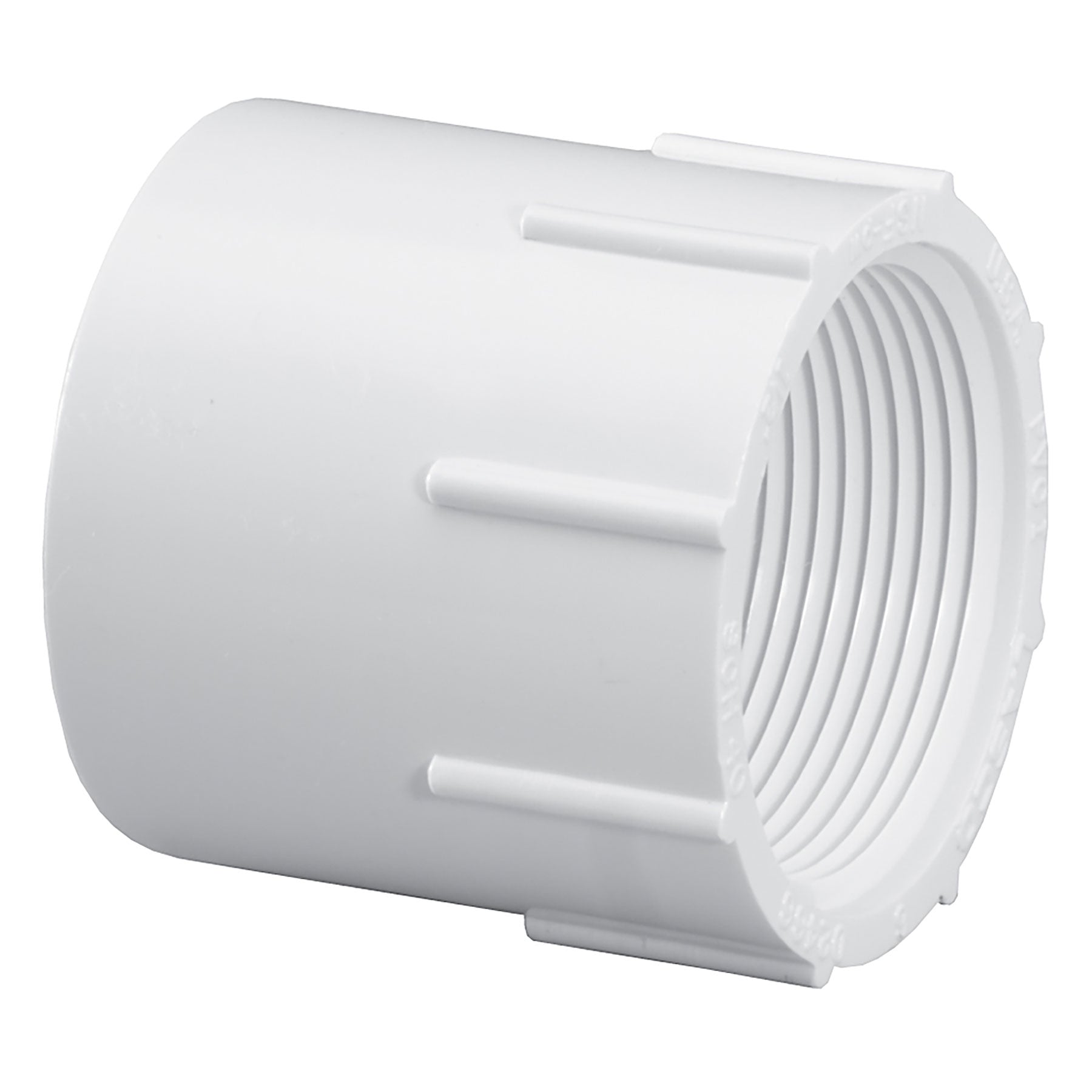 PVC Schedule 40, White, Female Adapter, Socket x FPT, 1/4 in. to 8 in.