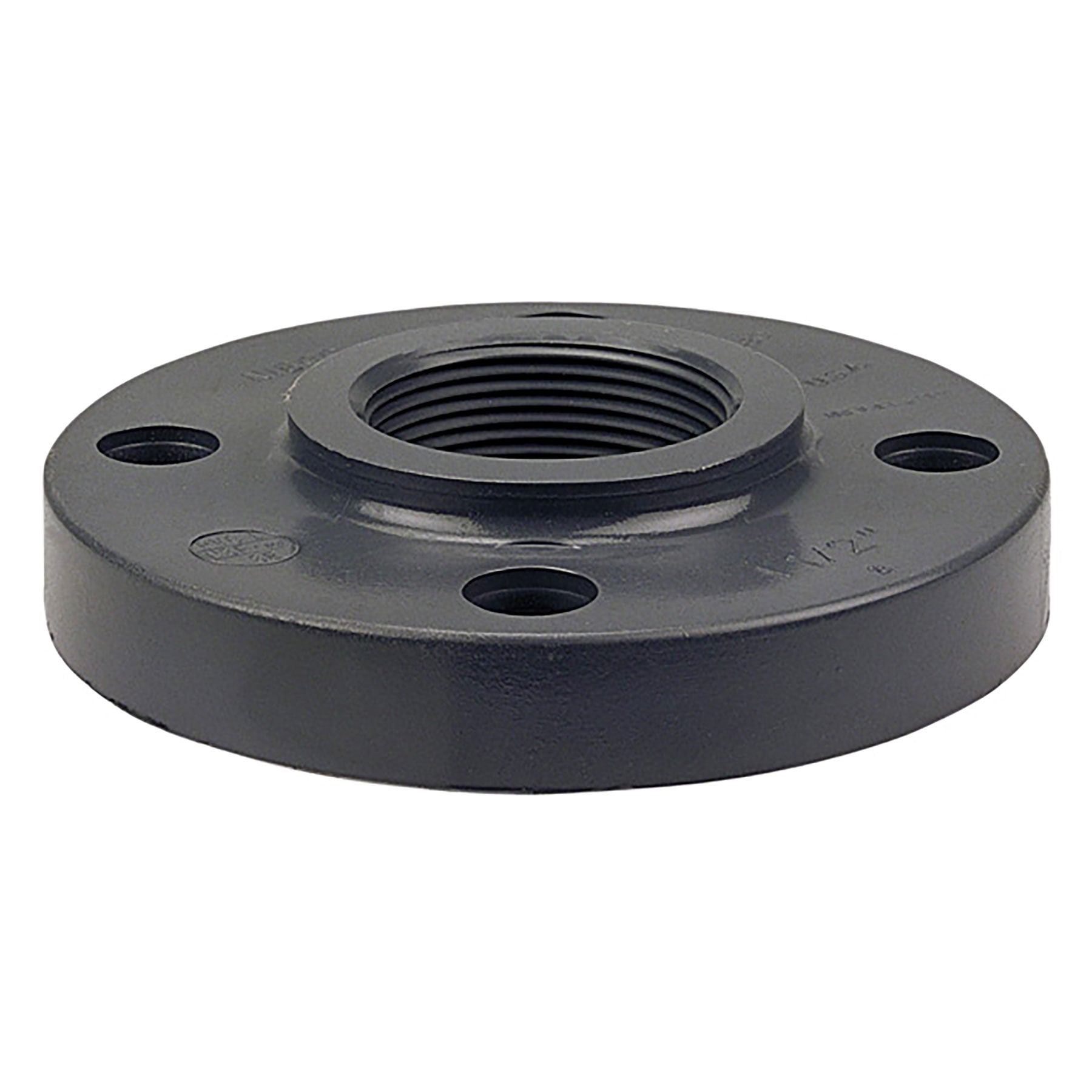 Black PP Schedule 80, Flange, Threaded, 1/2 in. to 4 in. Sizes
