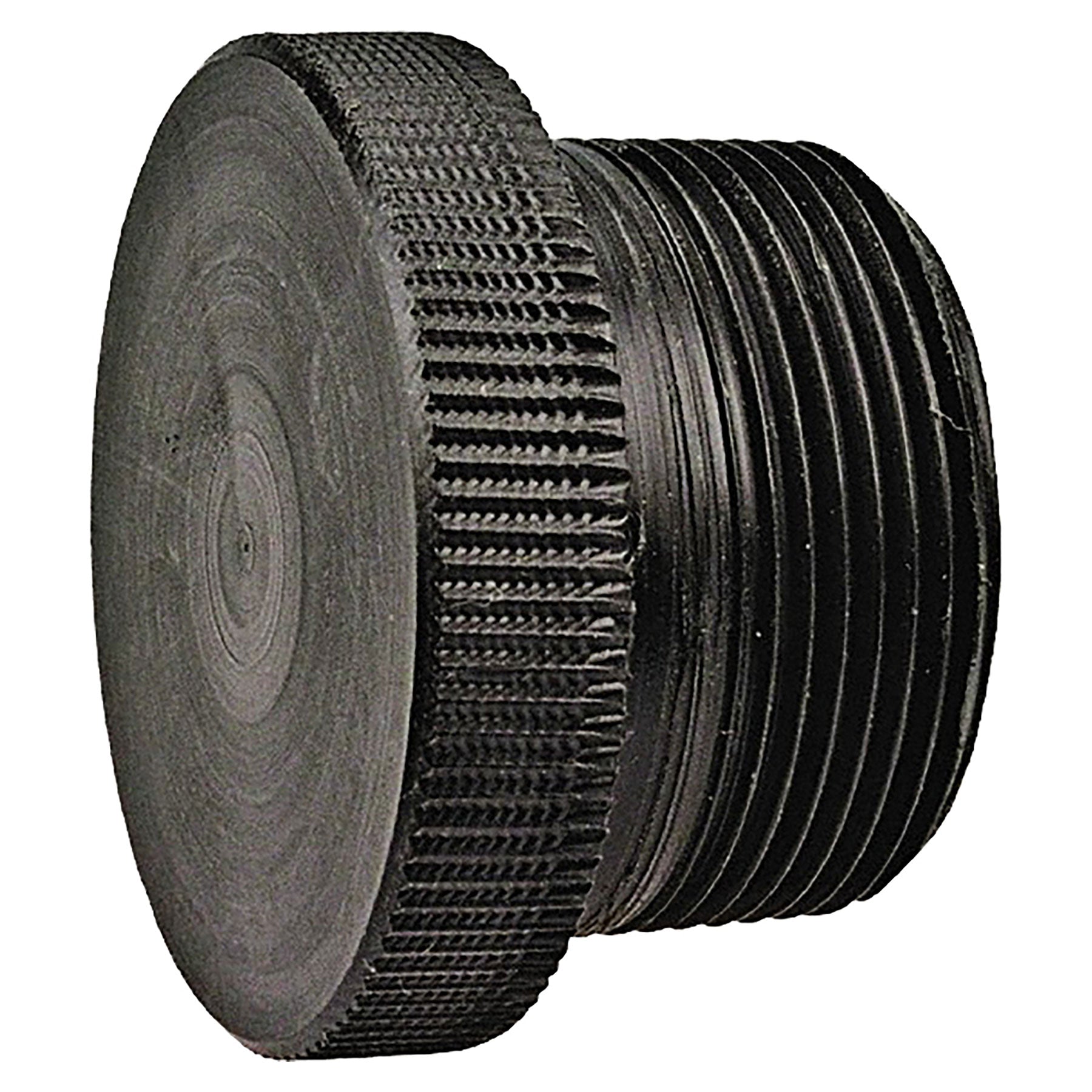 Black PP Schedule 80, Plug, Threaded, 1/2 in. to 4 in. Sizes