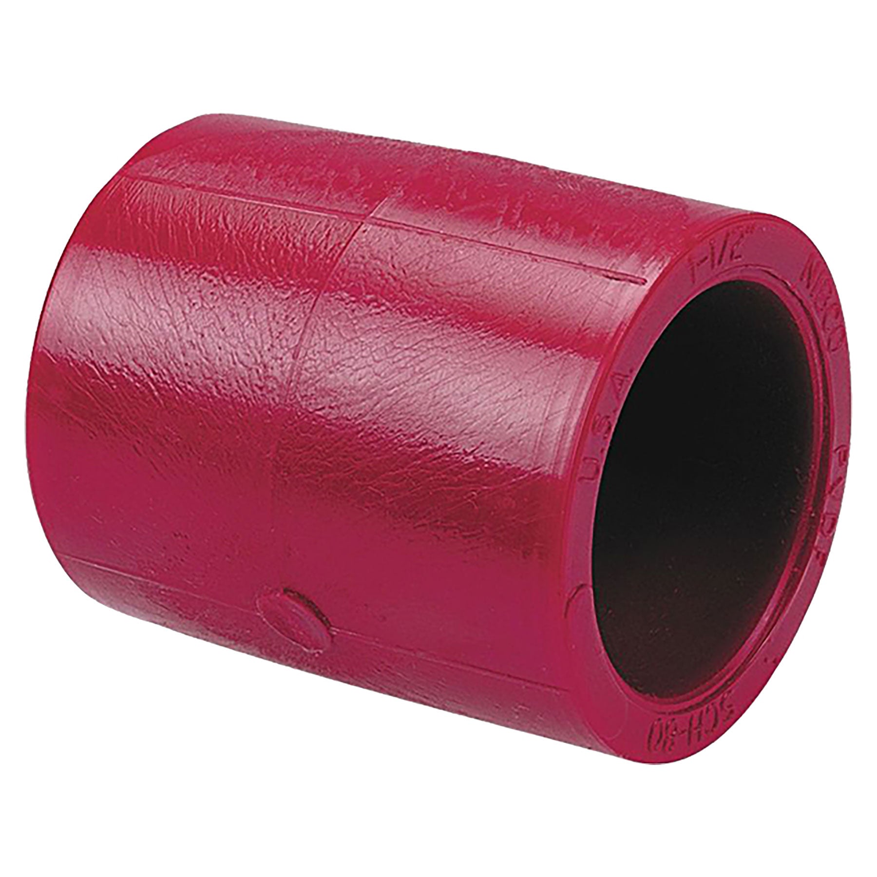 Red PVDF Schedule 80, Coupling, Socket, 1/2 in. to 6 in. Sizes