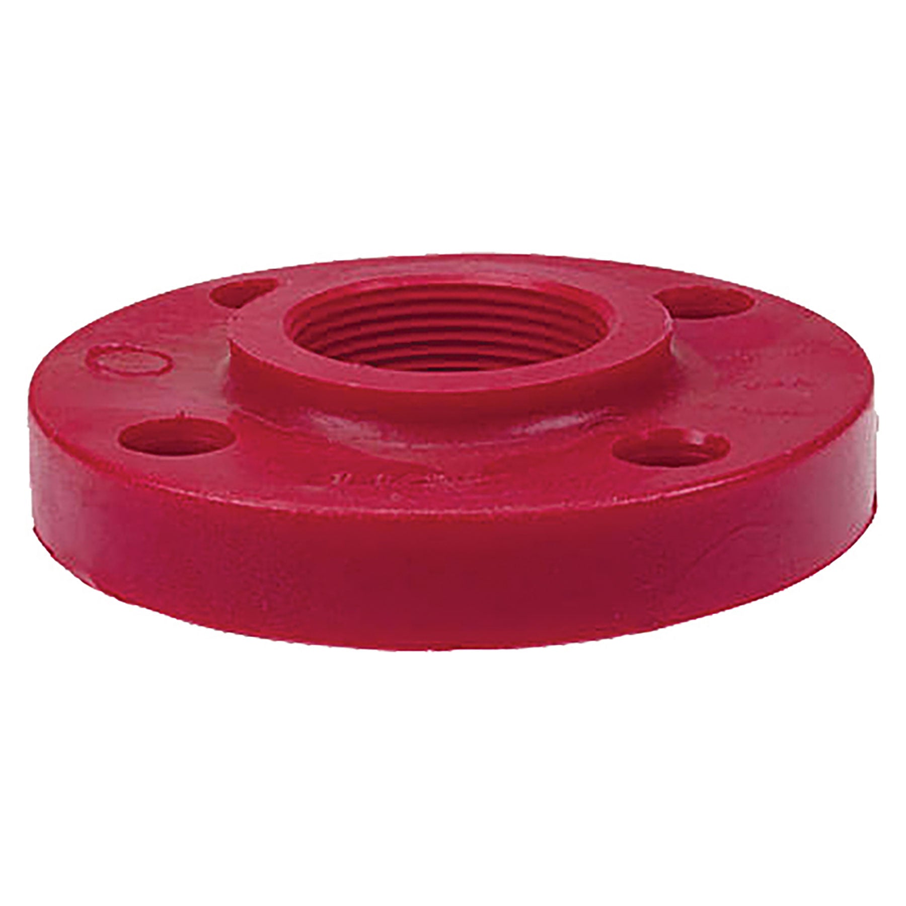 Red PVDF Schedule 80, Flange, Threaded, 1/2 in. to 2 in. Sizes
