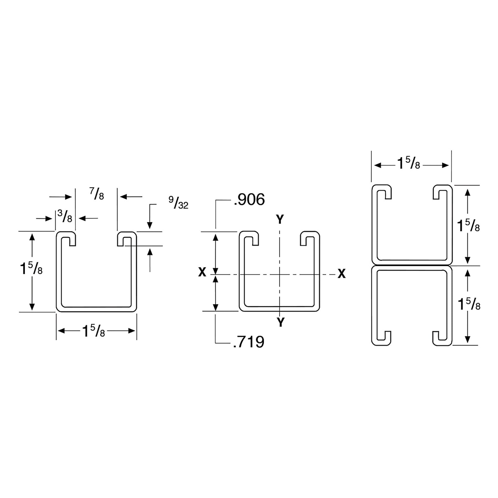 10 Foot Metal Strut Channel