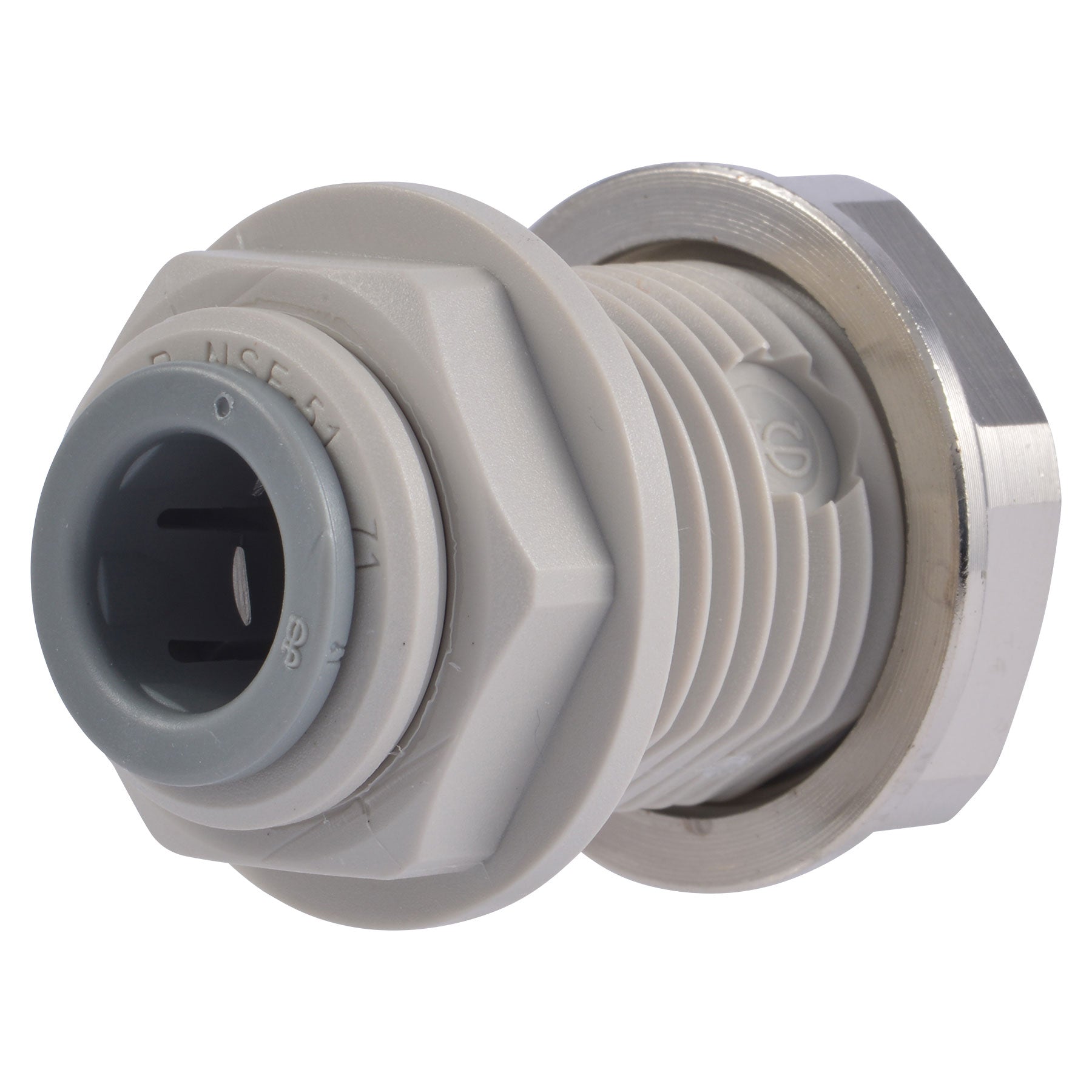 Reducing Bulkhead Union, 1/4 in. to 1/2 in. Sizes